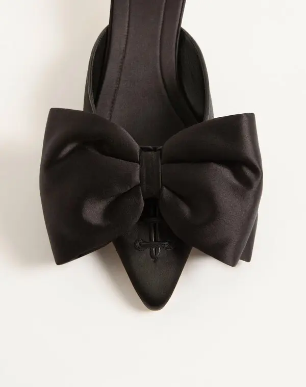 Valentino Garavani Yolande" Bow Detailed Slingback Mules
