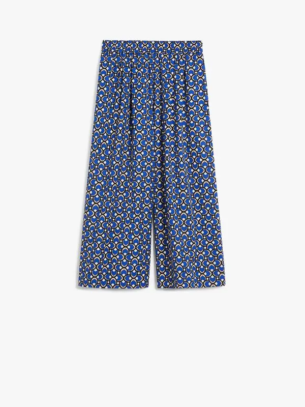 Max Mara All-over Patterned Wide Leg Pants