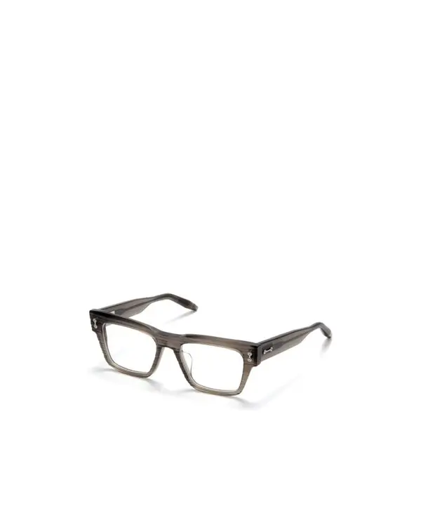 AKONI Geometric Flat Mirror Eyeglasses - Gray