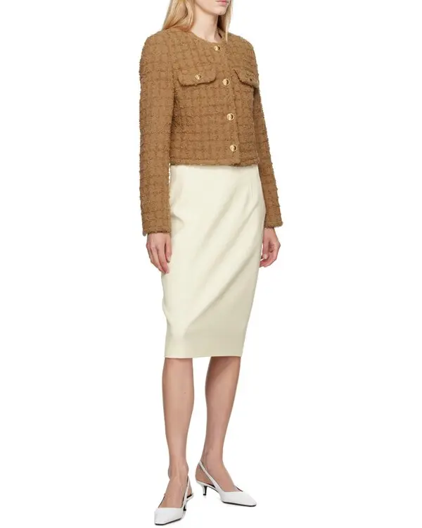 Versace Heritage Button-up Tweed Jacket