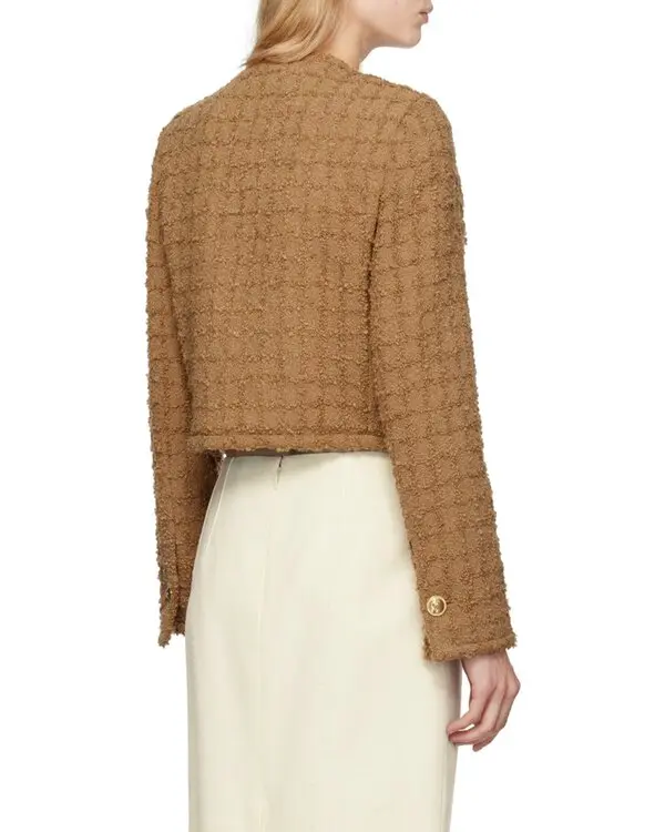 Versace Heritage Button-up Tweed Jacket