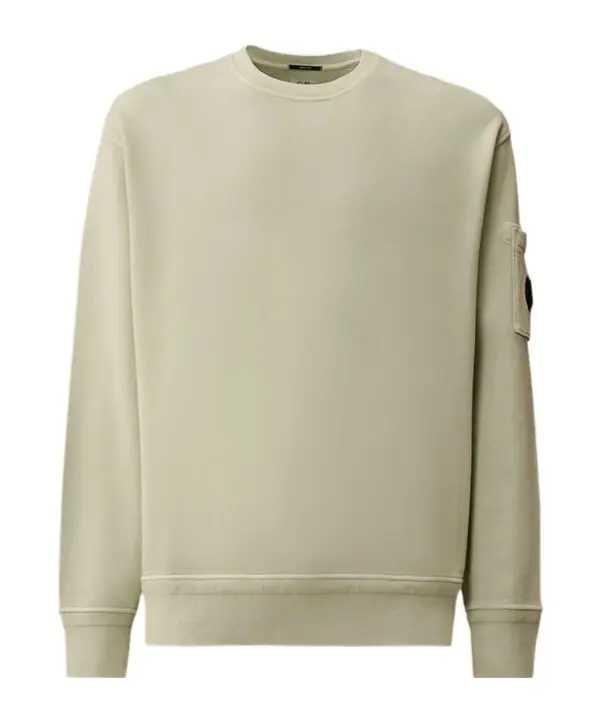 C.P. COMPANY Patch-pocket Sweatshirt - Misty Blue