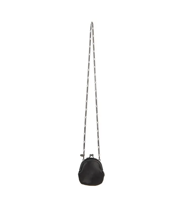 Yohji Yamamoto Logo Print Twist Wallet - Black