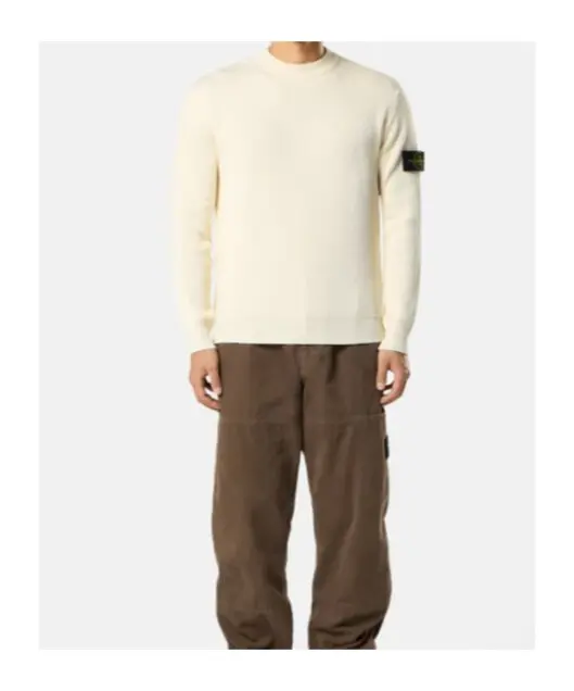 Stone Island Logo Patch Crewneck Sweatshirt