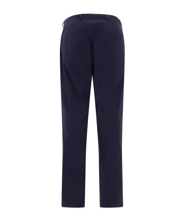 Prada Logo Patch Straight-leg Trousers