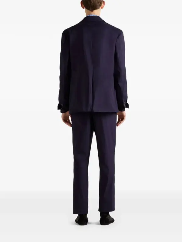 Prada Logo Patch Straight-leg Trousers