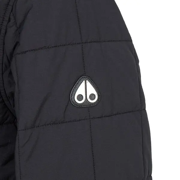 Moose Knuckles Quilted Long Sleeve Zip-up Jacket