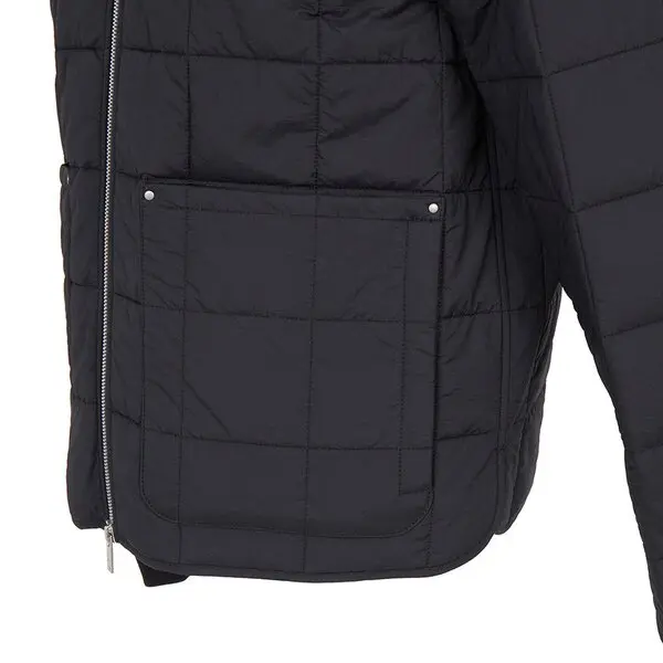 Moose Knuckles Quilted Long Sleeve Zip-up Jacket