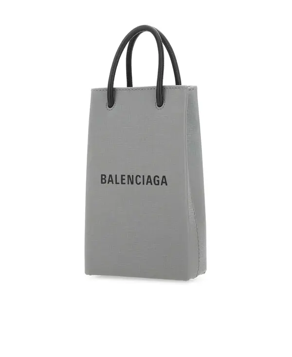 Balenciaga Logo Printed Phone Holder