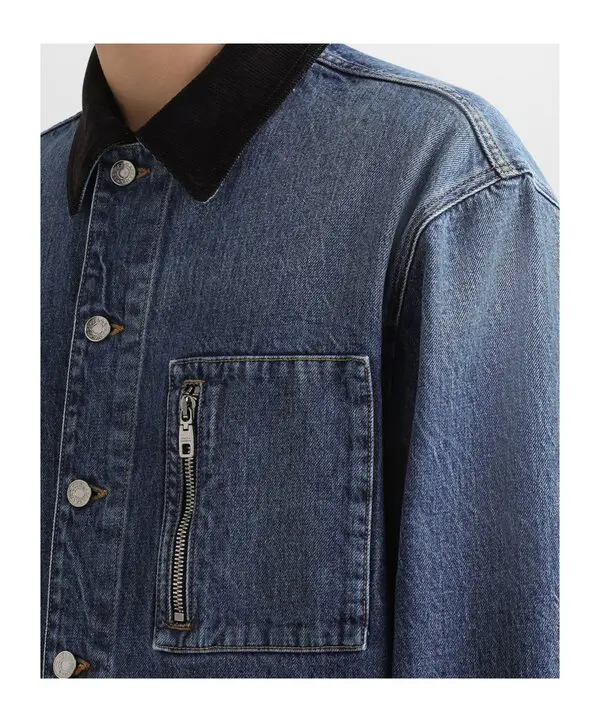 Dolce & Gabbana Logo Plaque Denim Jacket