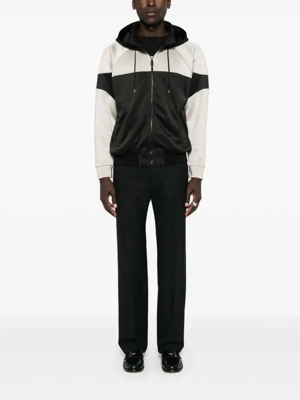 Saint Laurent Panelled Hooded Jacket