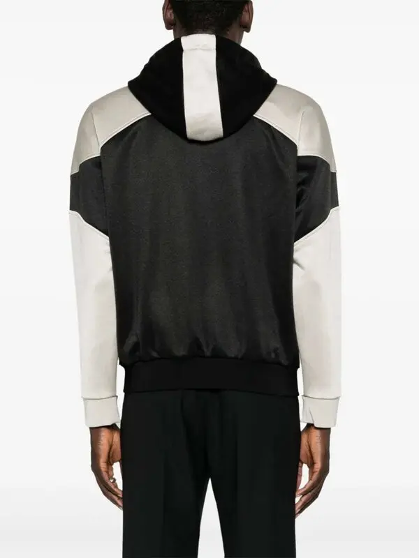Saint Laurent Panelled Hooded Jacket