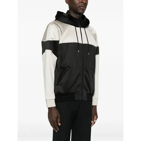 Saint Laurent Panelled Hooded Jacket