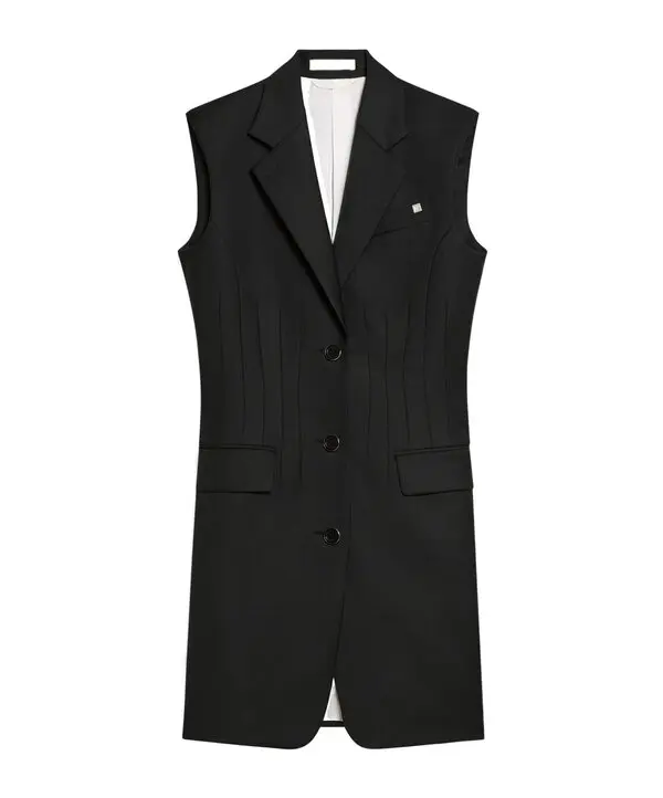 Helmut Lang Waisted Blazer Dress - Black