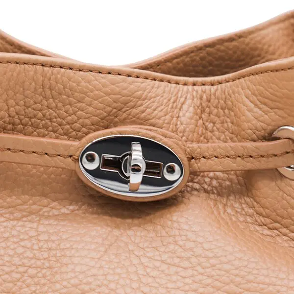 ZANELLATO Top-handle Bucket Bag - Nude