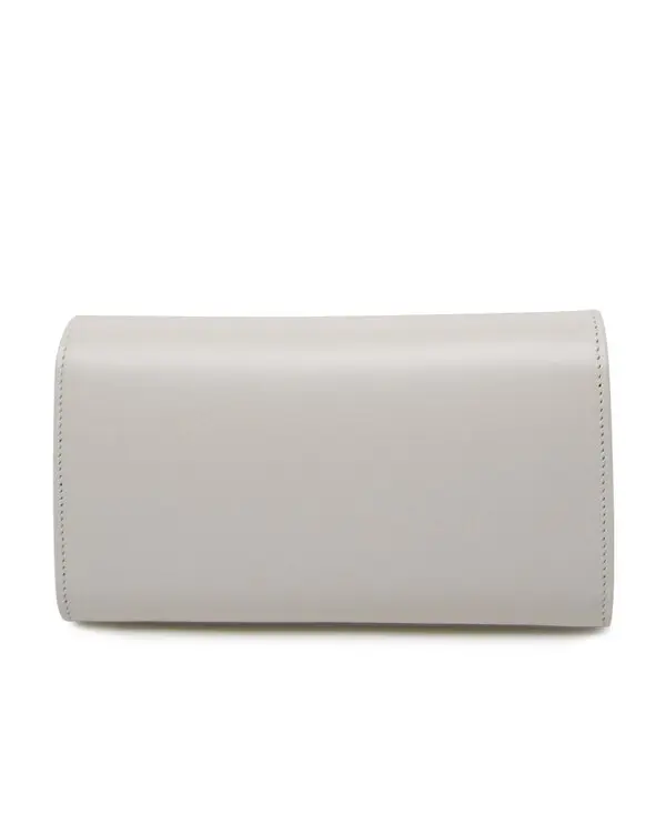 JIL SANDER Logo Embossed Foldover Crossbody Bag