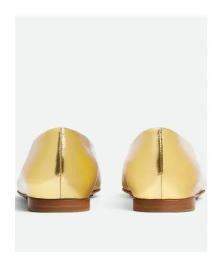 Bottega Veneta Sofia Ballerina Flats - Golden