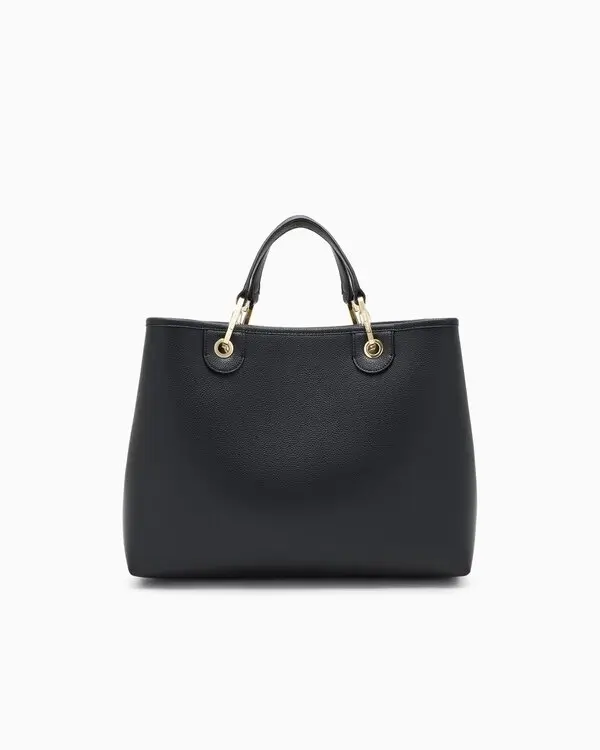 Emporio Armani Logo Shopper Bag - Black