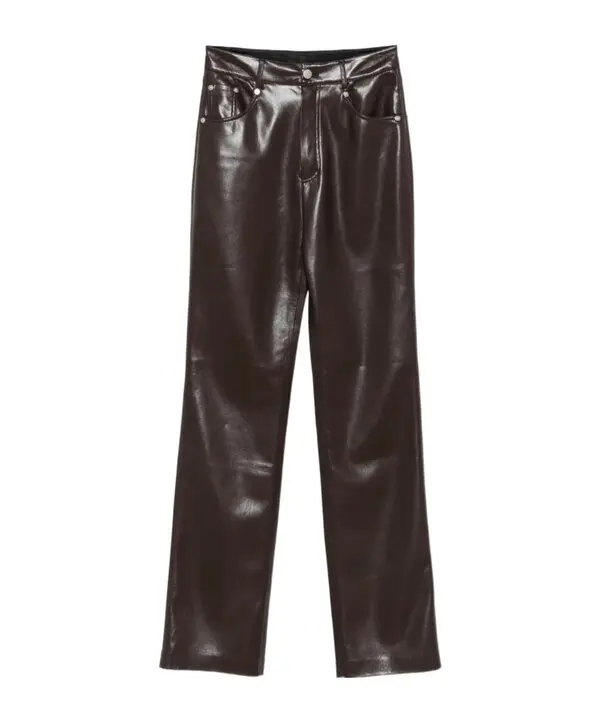 Nanushka Seldes Leather Pants - Black