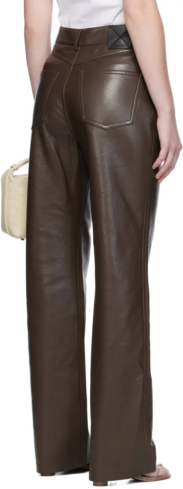 Nanushka Seldes Leather Pants - Black