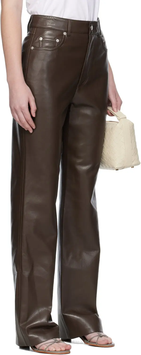 Nanushka Seldes Leather Pants - Black