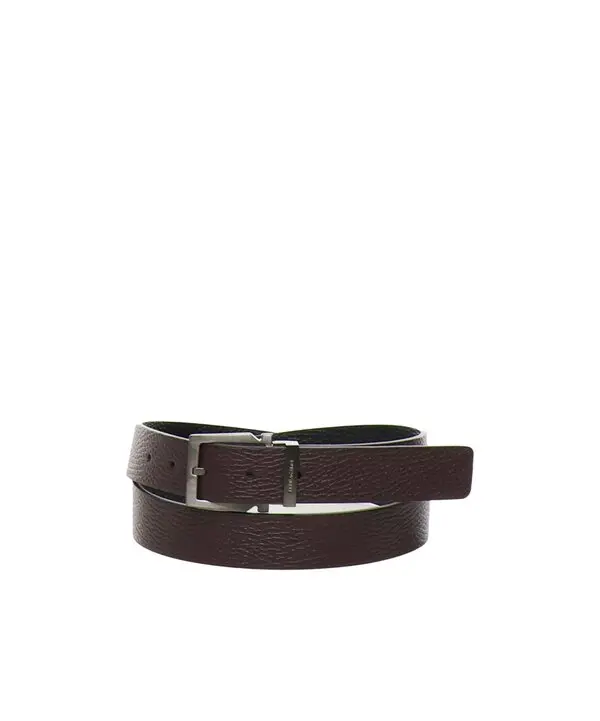 FERRAGAMO Reversible Leather Belt - Black