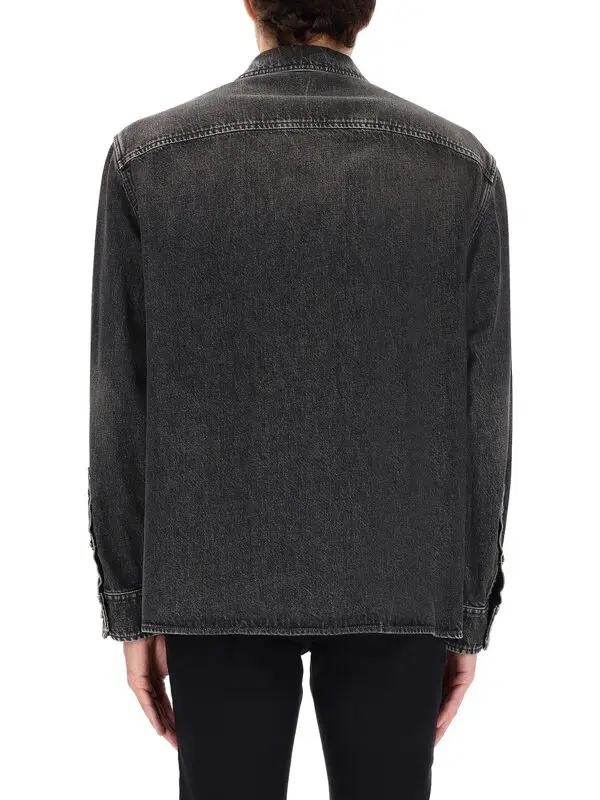 Versace Denim Zip-up Jacket - No