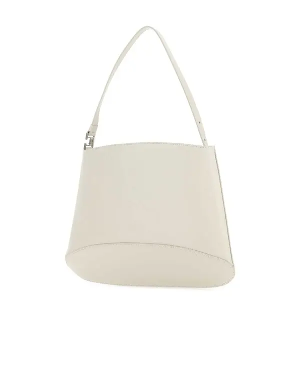 LOW CLASSIC Logo Embossed Tote Bag - White