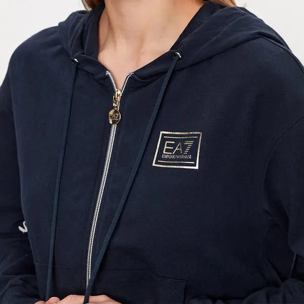 EA7 Zip-up Hooded Hoodie