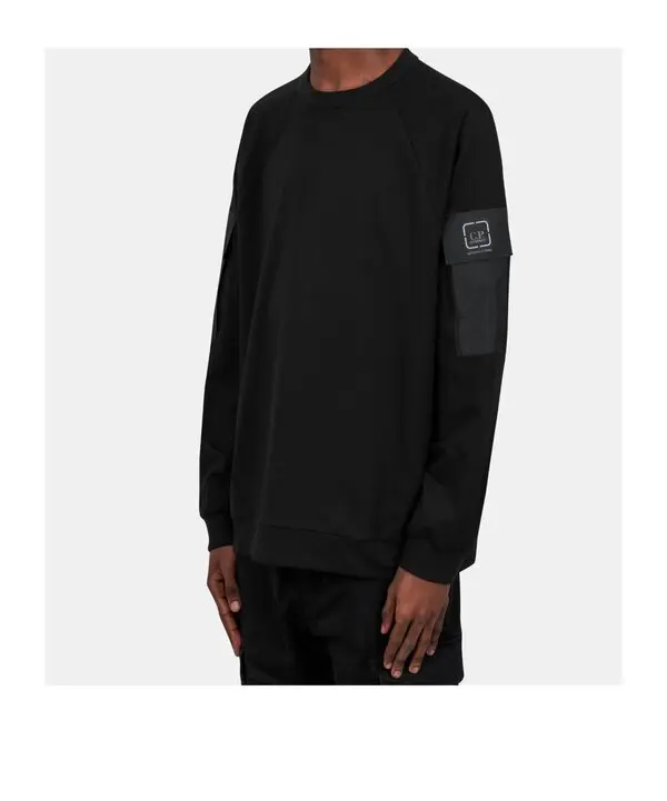 C.P. COMPANY Crew Sweatshirt With Sleeve Pockets