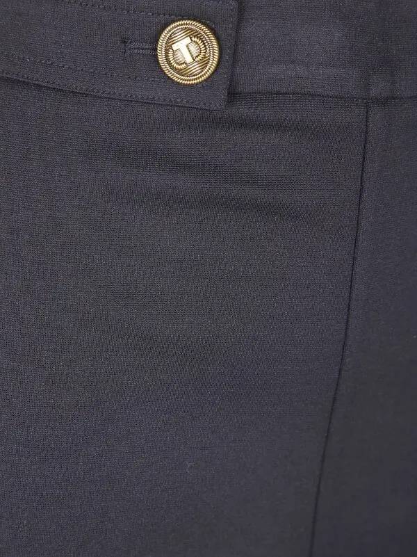 TWINSET Tailored Button-fastening Trousers