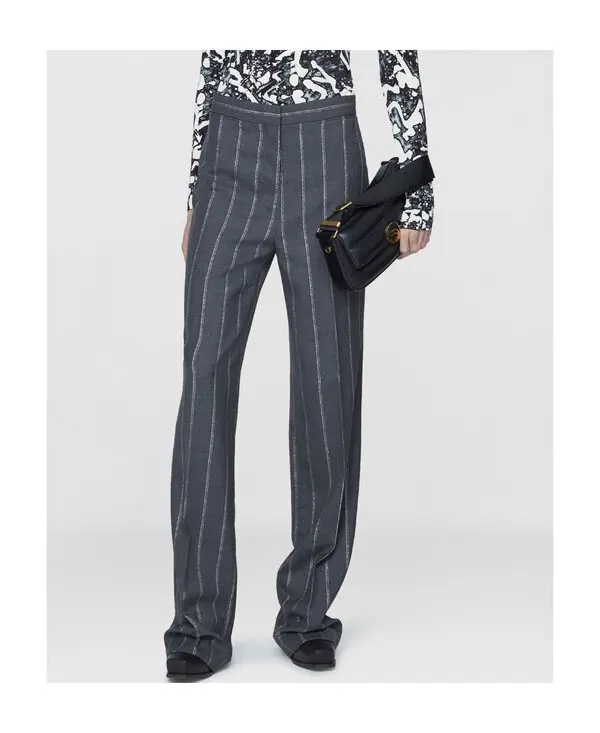 Stella McCartney Tailored Pin-striped Trousers - Black