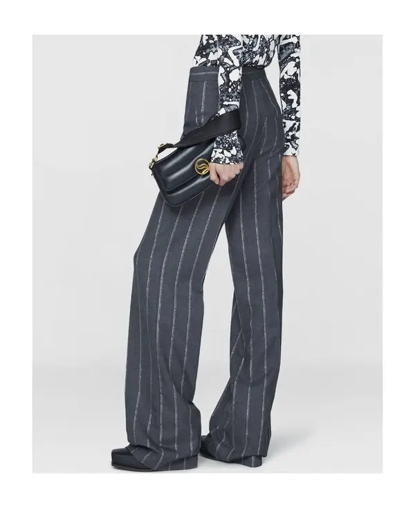 Stella McCartney Tailored Pin-striped Trousers - Black
