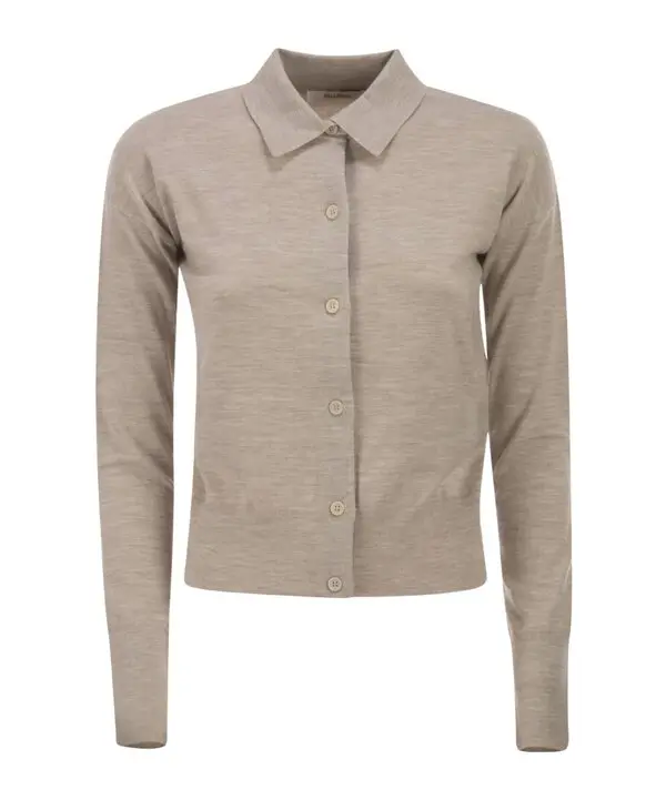 Max Mara Medeola Knitted Cardigan - Nude