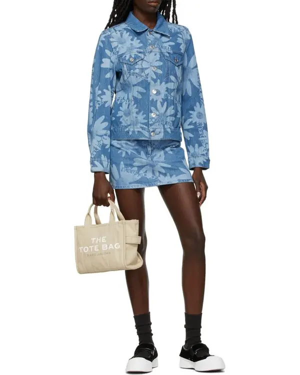 Marc Jacobs Logo Printed Tote Bag - Nude
