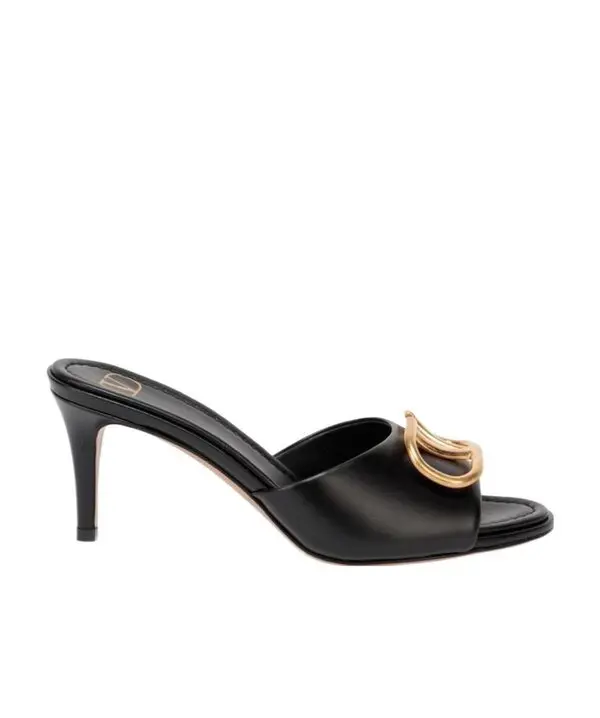 Valentino Garavani Logo-plaque High Heel Sandals