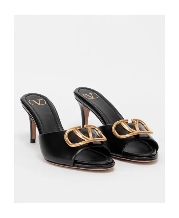 Valentino Garavani Logo-plaque High Heel Sandals