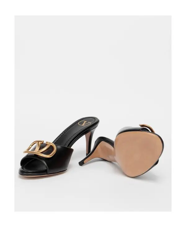 Valentino Garavani Logo-plaque High Heel Sandals
