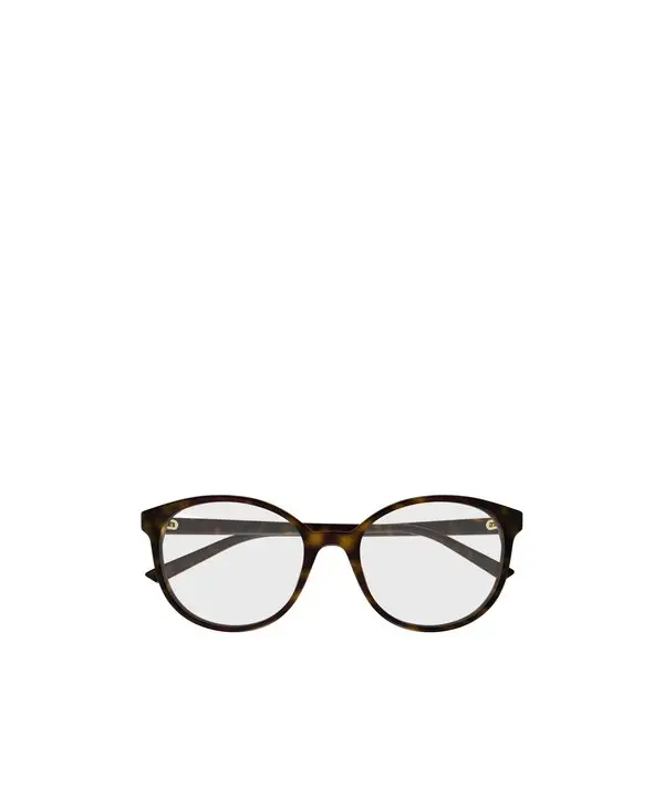 Gucci Round Frame Eyeglasses - Black