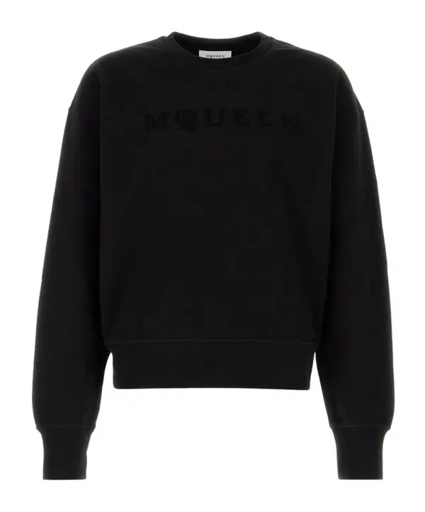 Alexander McQueen Logo Crewneck Sweatshirt - Black