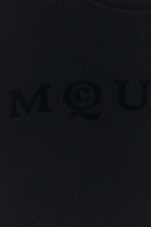 Alexander McQueen Logo Crewneck Sweatshirt - Black