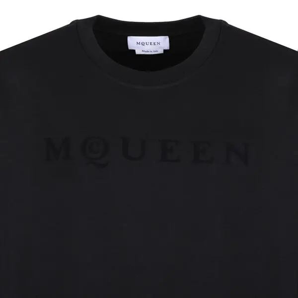 Alexander McQueen Logo Crewneck Sweatshirt - Black