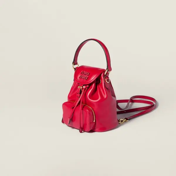 Miu Miu Leather Mini Backpack