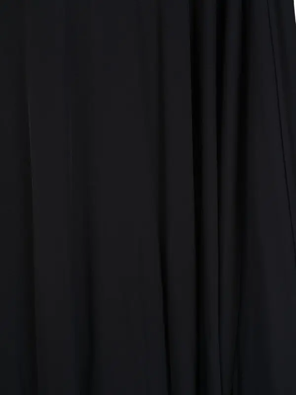 Balenciaga Asymmetrical High-neck Long-sleeve Dress