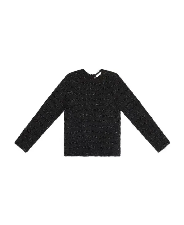 Balenciaga Back-to-front Twill Knit Top - Black