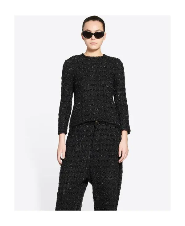 Balenciaga Back-to-front Twill Knit Top