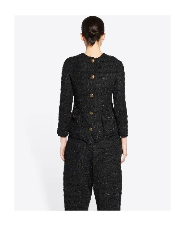 Balenciaga Back-to-front Twill Knit Top