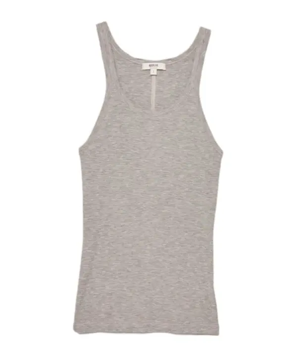 AGOLDE Ribbed Scoop Neck Tank Top