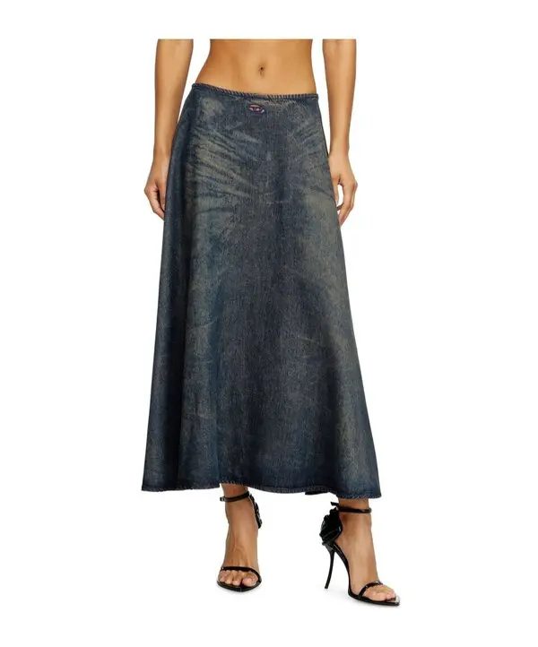 DIESEL® De-annie Denim Skirt - Black