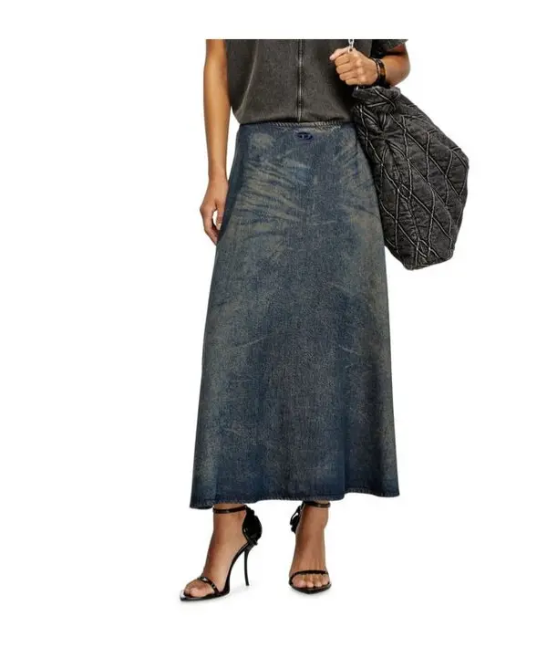 DIESEL® De-annie-s Midi Skirt - Black